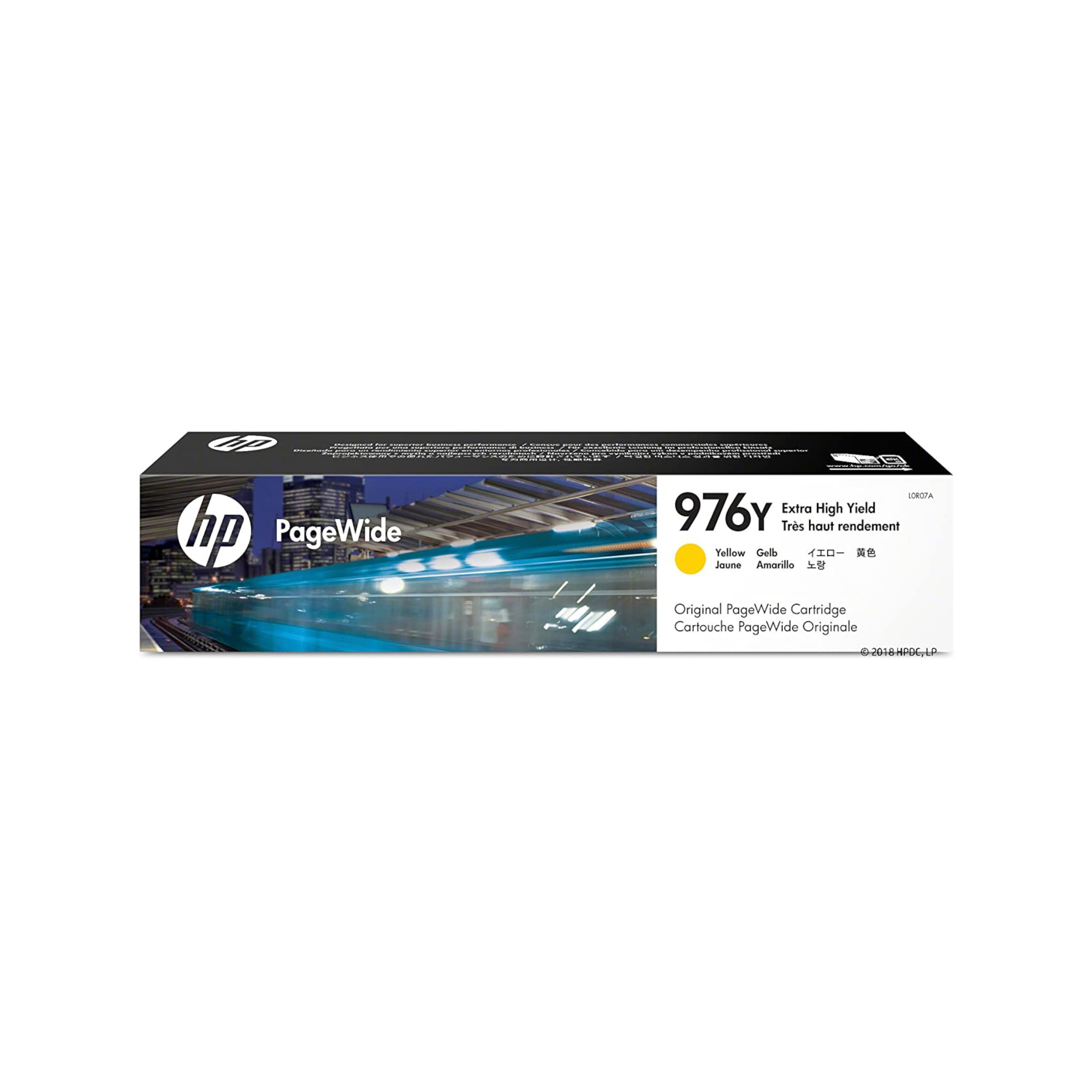 HP 976Y | High Yield Original PageWide Cartridge | Yellow | L0R07A ...
